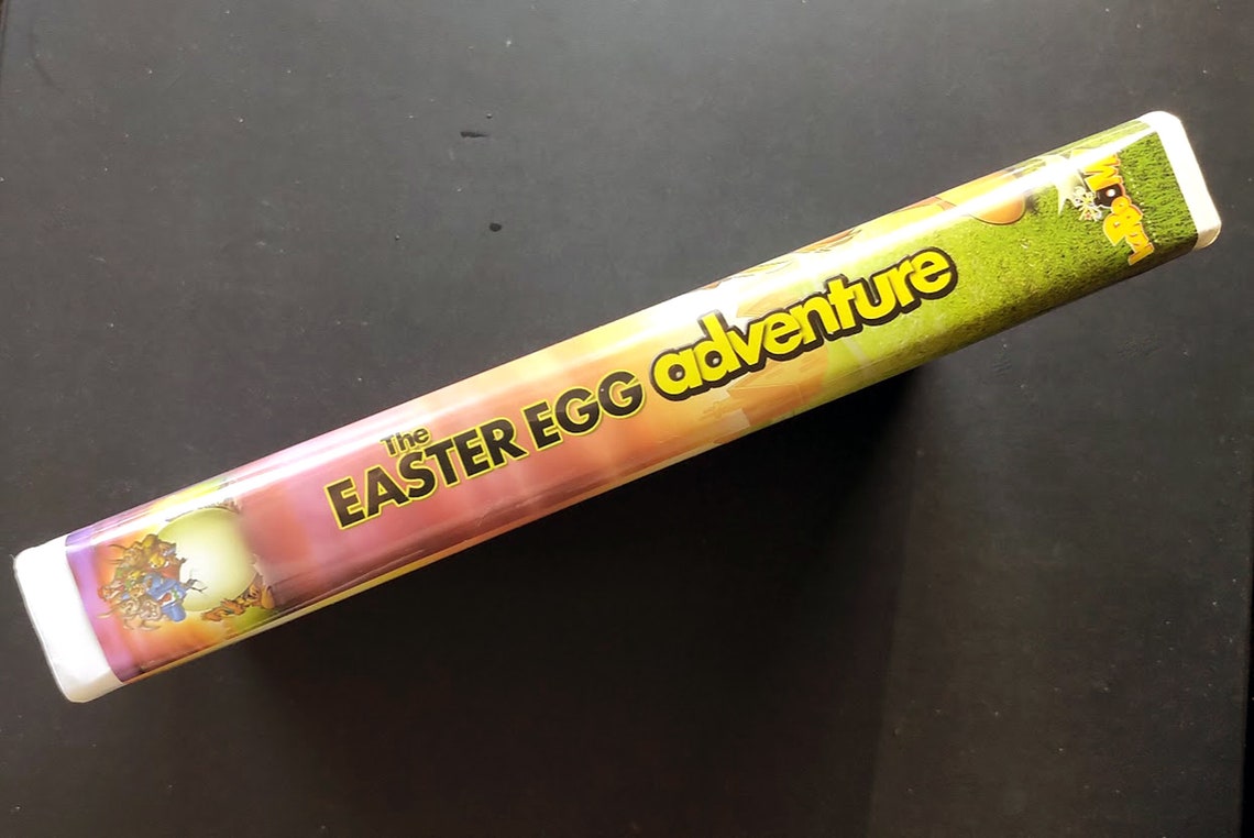 The EASTER EGG Adventure VHS / Large White Clamshell / Song: crazy ...