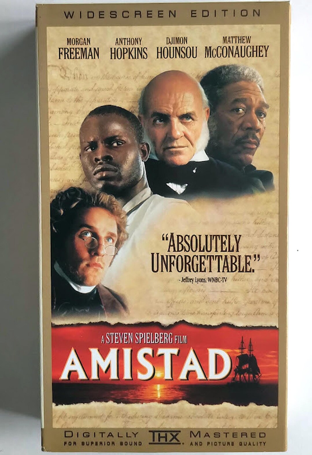 AMISTAD (1997) - Dreamworks Pictures VHS/ Widescreen Edition/ Thx ...