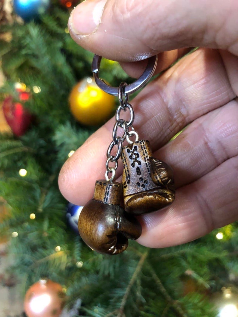 Boxing Gloves,boxing Gloves Keychain,boxing Glove,boxing Gifts,wooden ...