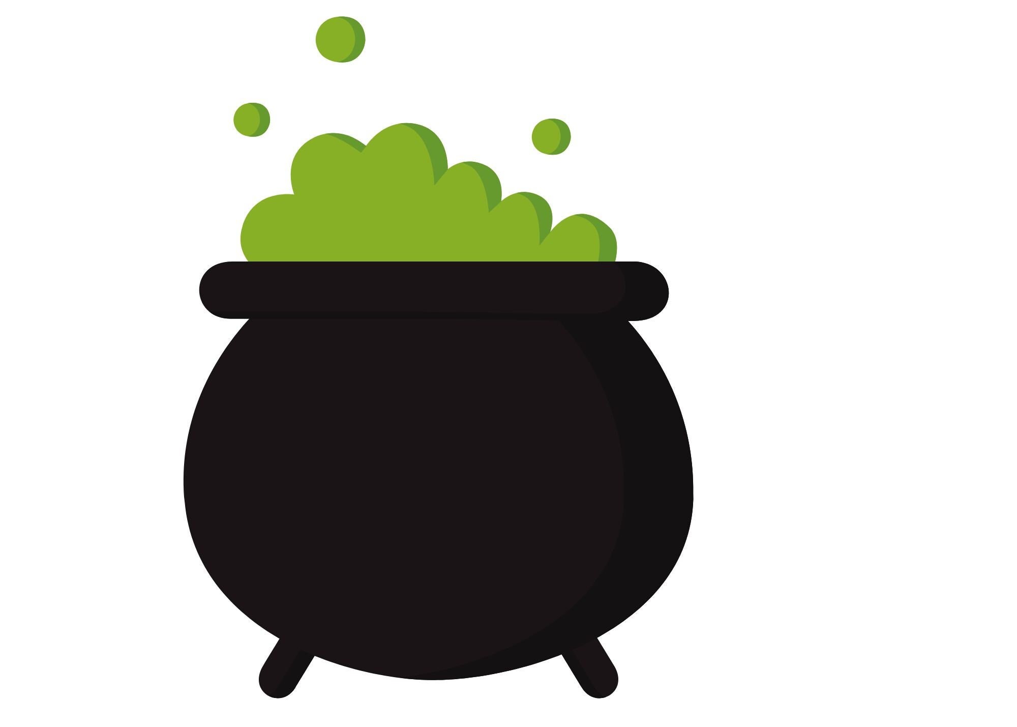 Cauldron Cookie Cutter, Halloween Cookie Cutters, Witches Cauldron ...