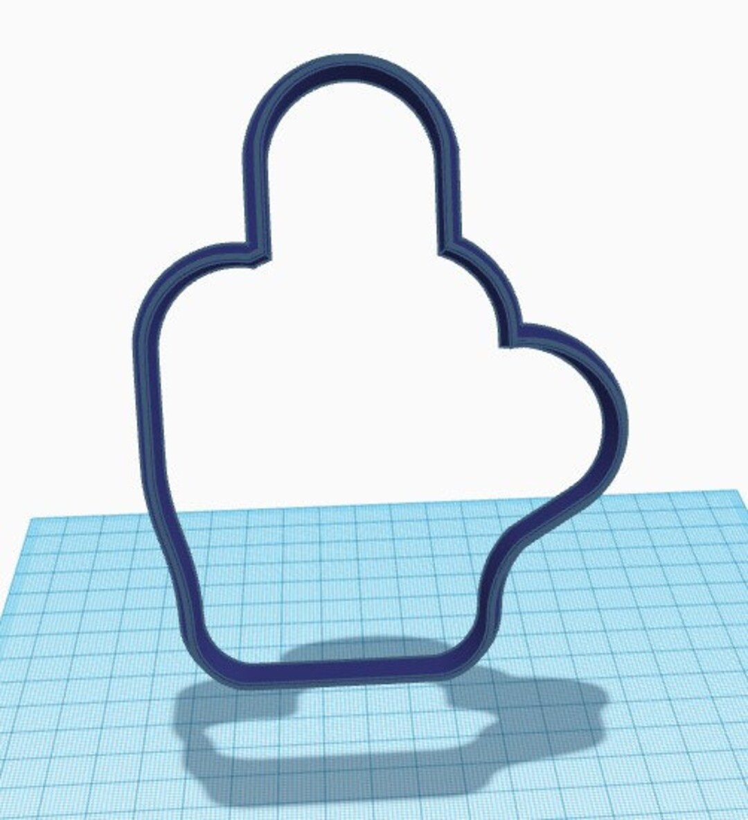 Middle Finger Cookie Cutter, Custom Cookie Cutters, PLA Cookie Cutters ...