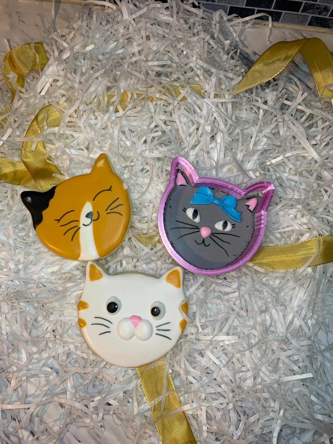 Cat Face Cookie Cutters, Cute Kitten Cookie Cutters, Cat Cookie Cutters ...