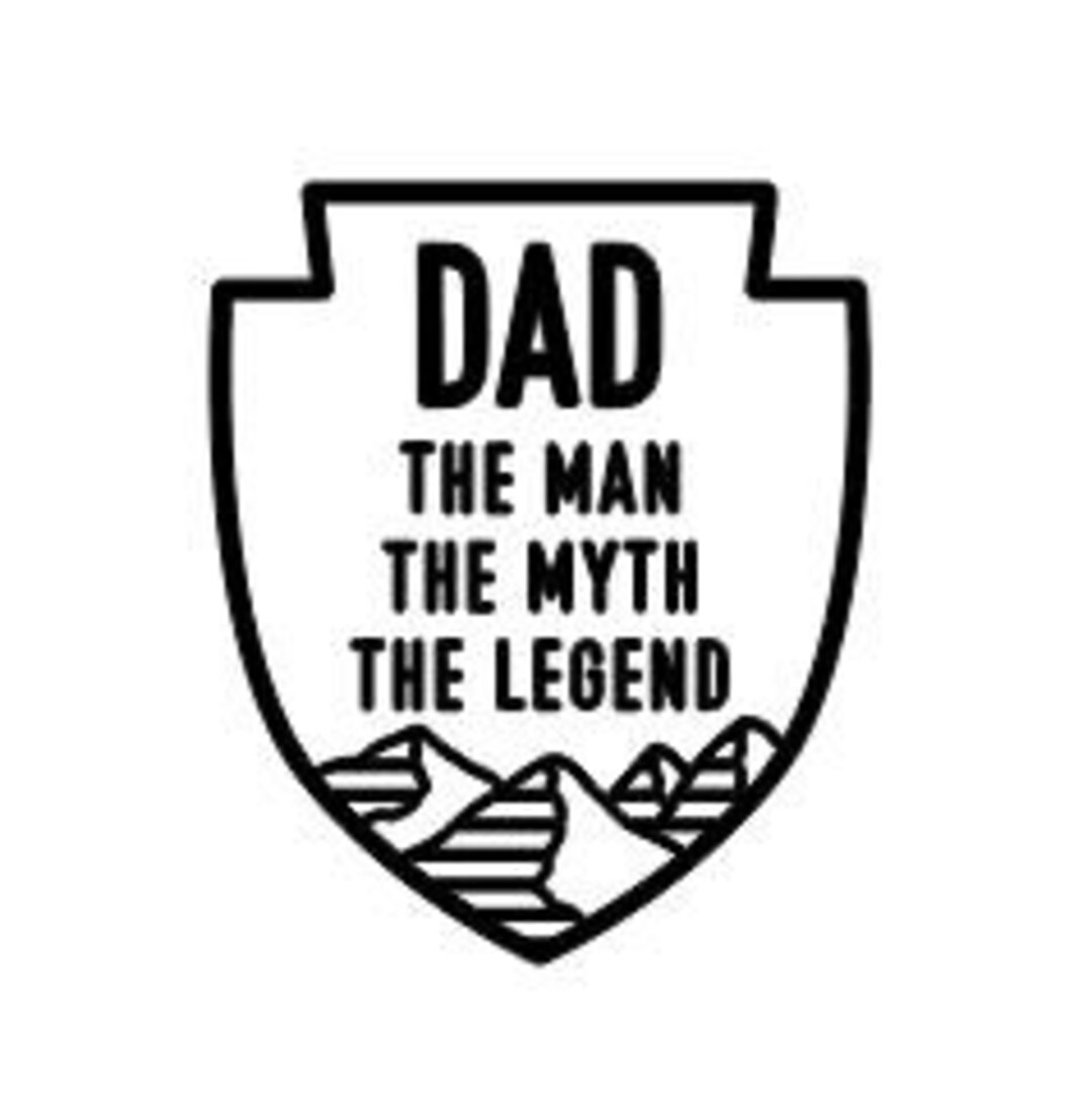 Dad Man Myth Legend plaque Cookies cutter Custom Cookie - Etsy.de