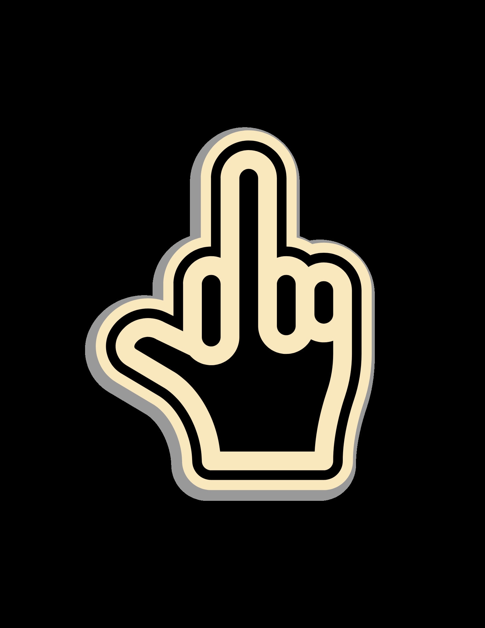 Middle Finger Cookie Cutter Custom Cookie Cutters PLA Cookie - Etsy