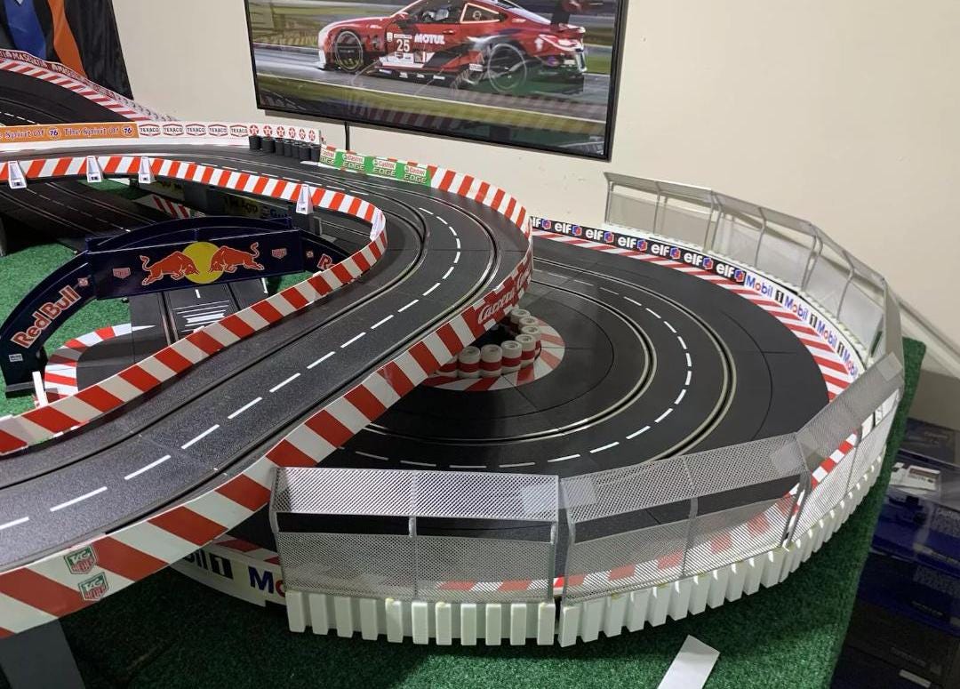 Slot Car Track Fencing, Barrier Fence 1:32, 1/32 Scale Fits Carrera ...