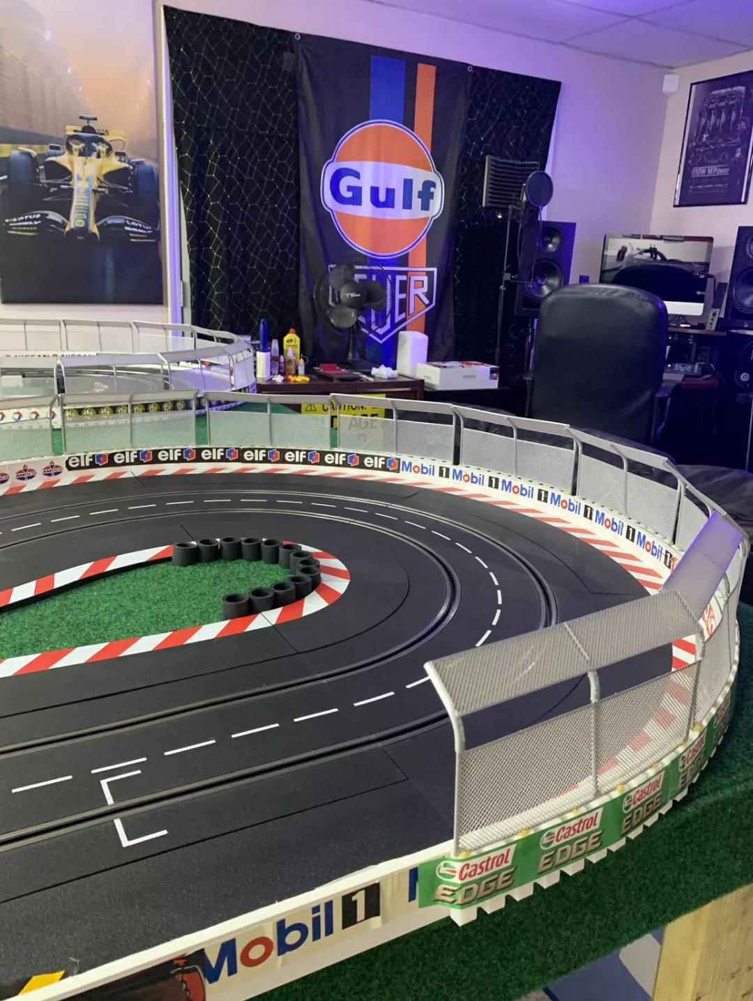 Slot Car Track Fencing, Barrier Fence 1:32, 1/32 Scale Fits Carrera ...