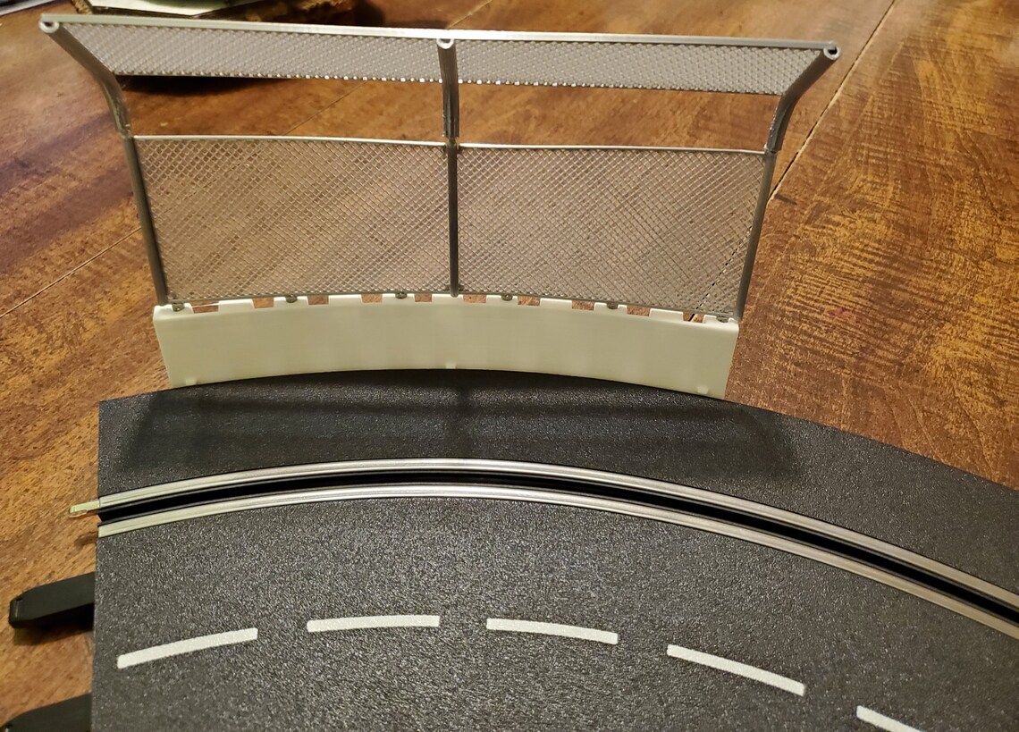 Slot Car Track Fencing, Barrier Fence 1:32, 1/32 Scale Fits Carrera ...