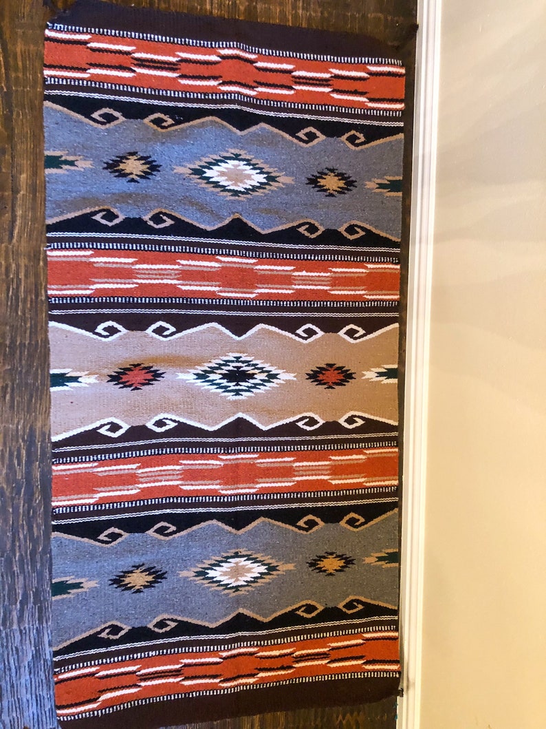 Brown Aztec Rug Tribal Rug Southwestern Throw Rug Kilim - Etsy