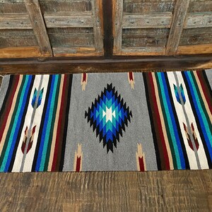 Grey Aztec Rug, Tribal Rug, Southwestern Throw Rug, Kilim, Boho Rug ...