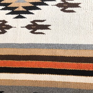 White Aztec Rug, Tribal Rug, Southwestern Rug, Kilim, Boho Rug ...