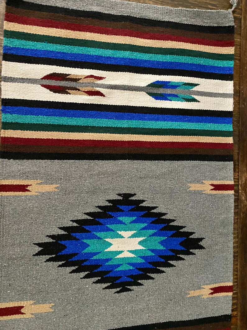 Grey Aztec Rug Tribal Rug Southwestern Throw Rug Kilim - Etsy