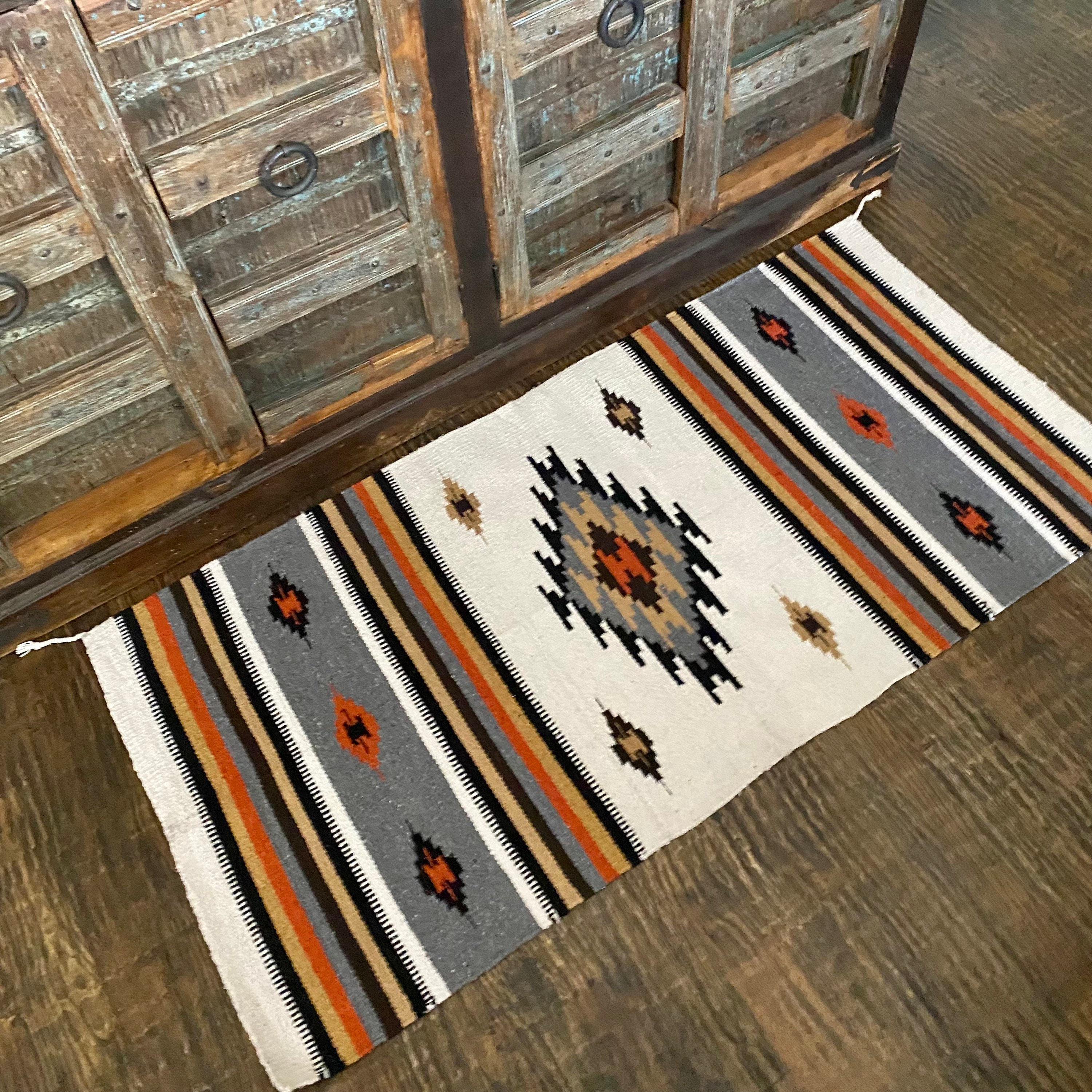 Small Southwest Style Rug for Bathroom - Etsy