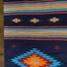 Navy & Orange Aztec Rug, Tribal Rug, Southwestern Rug, Kilim, Boho Rug ...