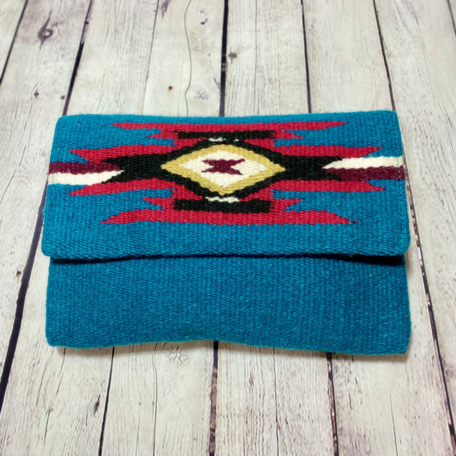 Turquoise Boho Clutch Aztec Clutch Southwestern Purse - Etsy