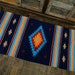 Navy & Orange Aztec Rug, Tribal Rug, Southwestern Rug, Kilim, Boho Rug ...