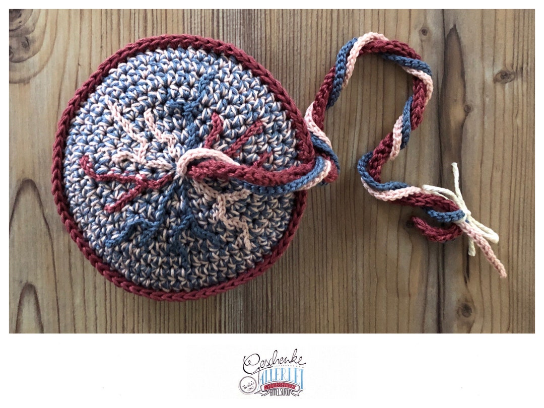 Crocheted Placenta Model for Midwives Placenta in Marsala Red, Rose ...