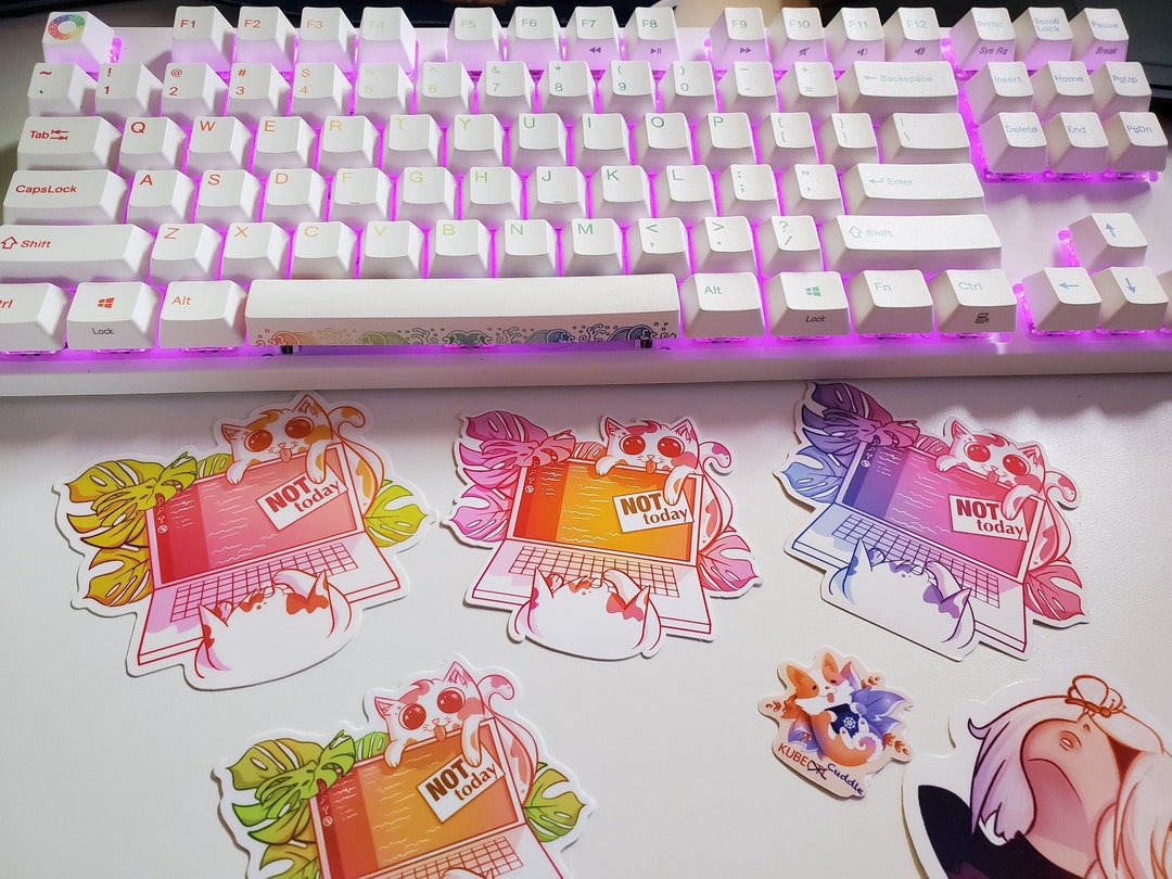 Not Today VSCODE Cats Vinyl Sticker - Etsy