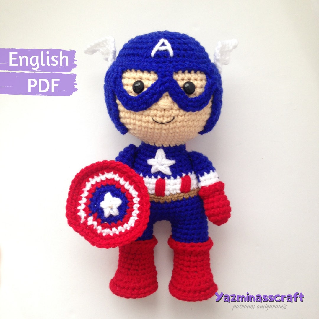 Captain Amigurumi Crochet Pattern - Etsy