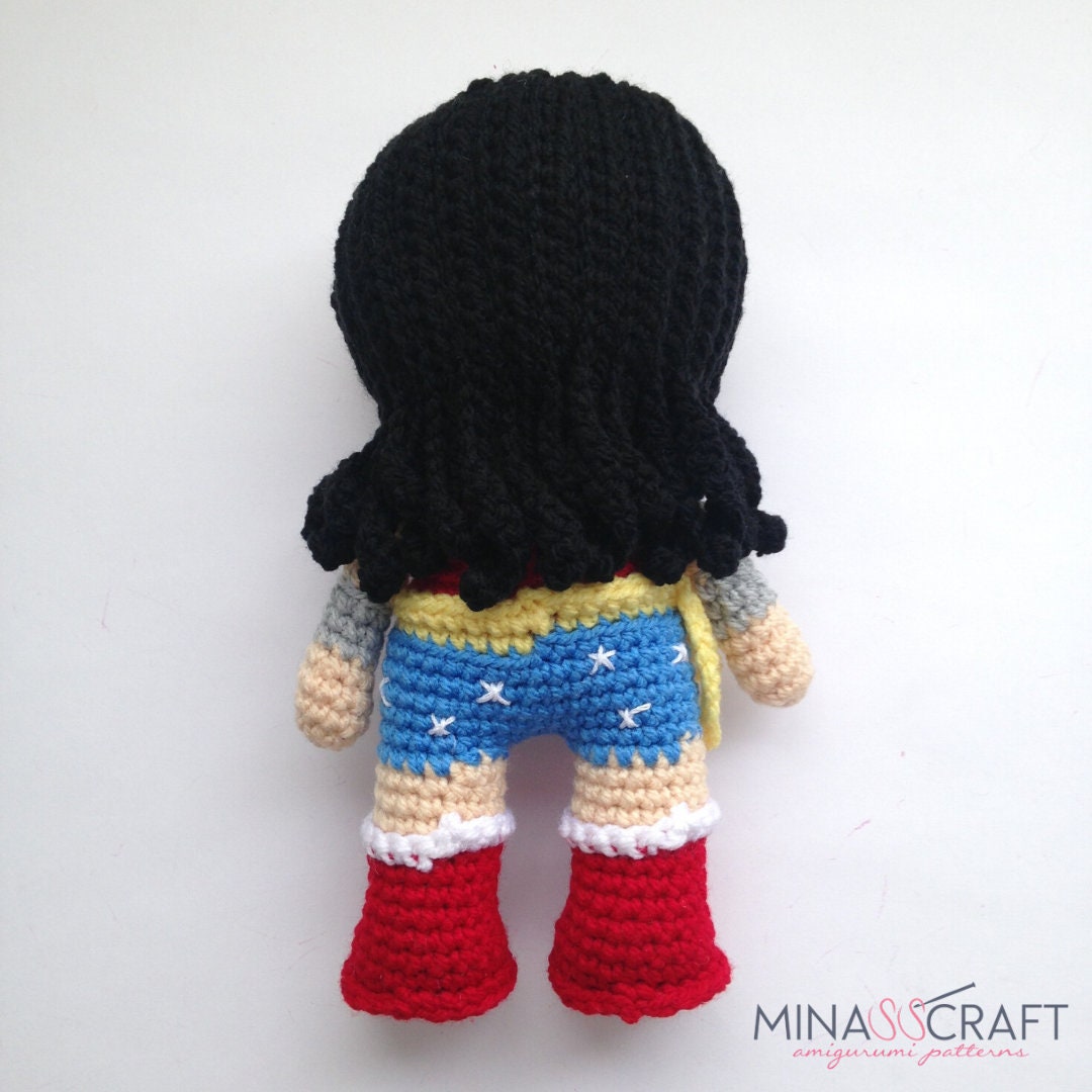 Wonder Woman Amigurumi Crochet Pattern - Etsy México