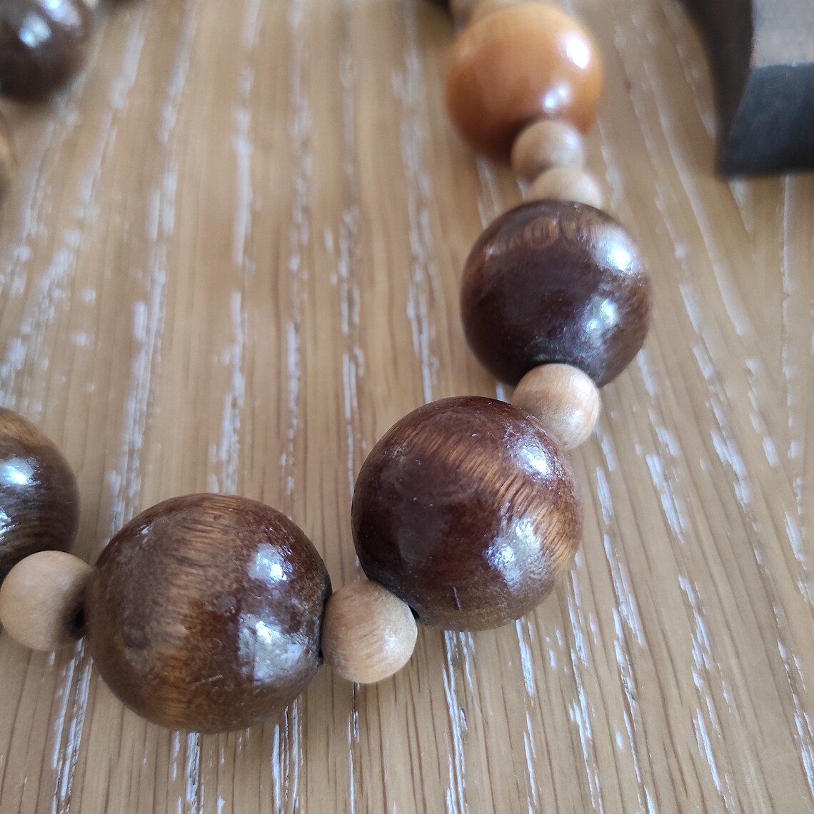 The Holy Rosary Cassock Buttons Vintage Rosary Necklace - Etsy