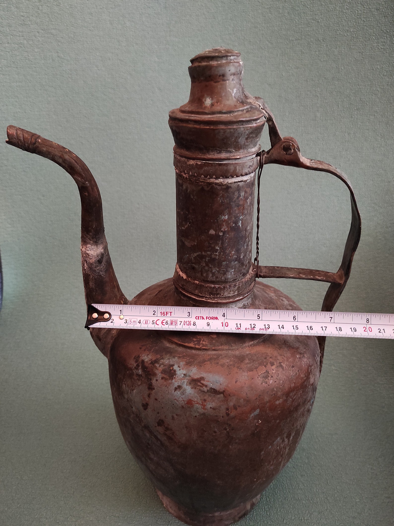 Antique Copper Ewer Wine Jug Copper Water Pitcher Oil Jug - Etsy