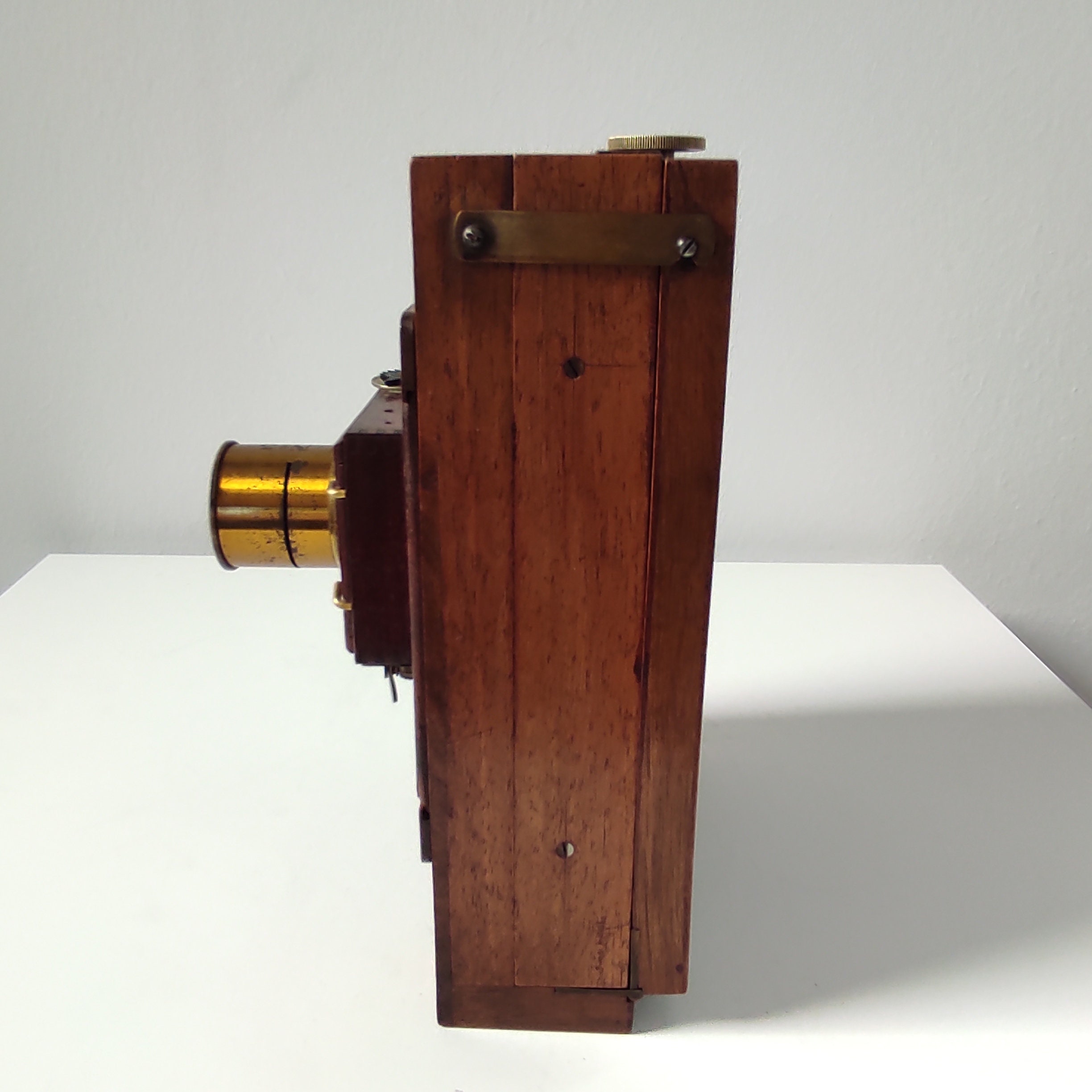 Wooden Large Format Camera, Bellow Camera, Tailboard, Brass Lens Derogy ...