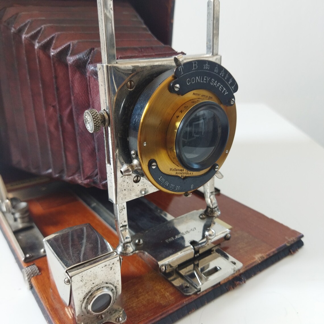 Antique 1907 Conley Safety Folding Bed Revolving Back Camera ...