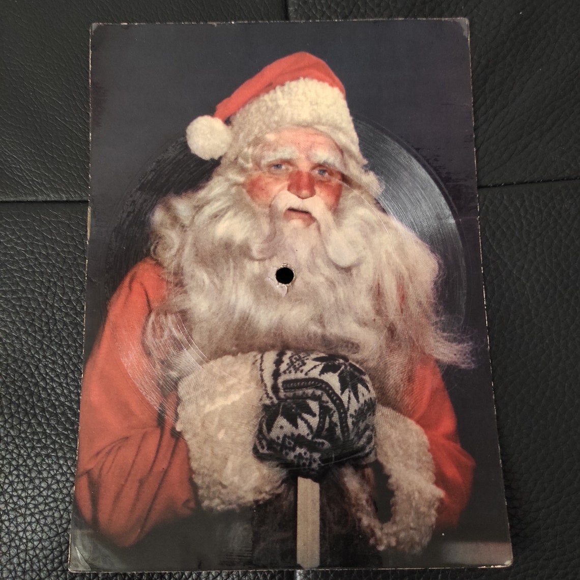Vinyl Postcard, Postcard Record, 45 Records, New Year Card, Xmas Man - Etsy