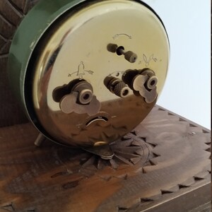 Vintage Peter Trio German Desk Clock, Mechanical Clock, Alarm, Table ...