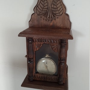 Vintage Peter Trio German Desk Clock, Mechanical Clock, Alarm, Table ...