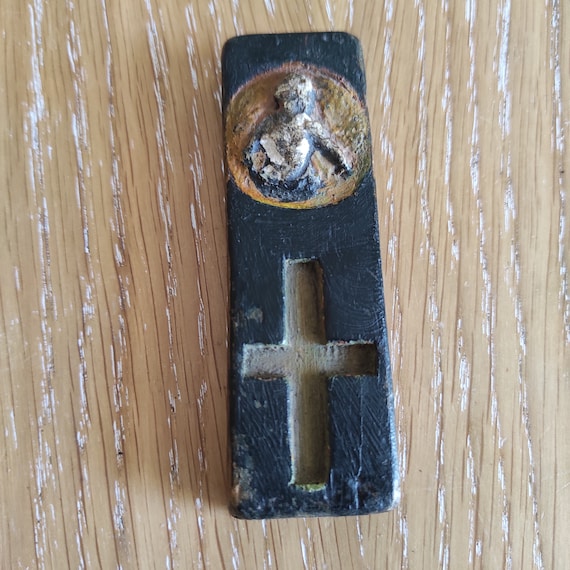 Vintage Wood Cross Crucifix Christian Wall Art Unique - Etsy