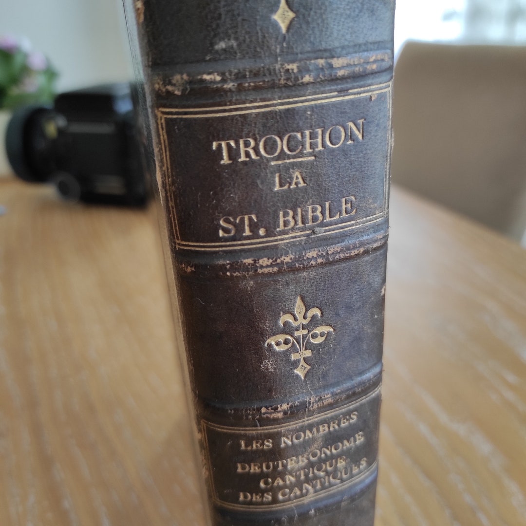 Antique Holy Bible 1887 Religious Book Old Testament - Etsy