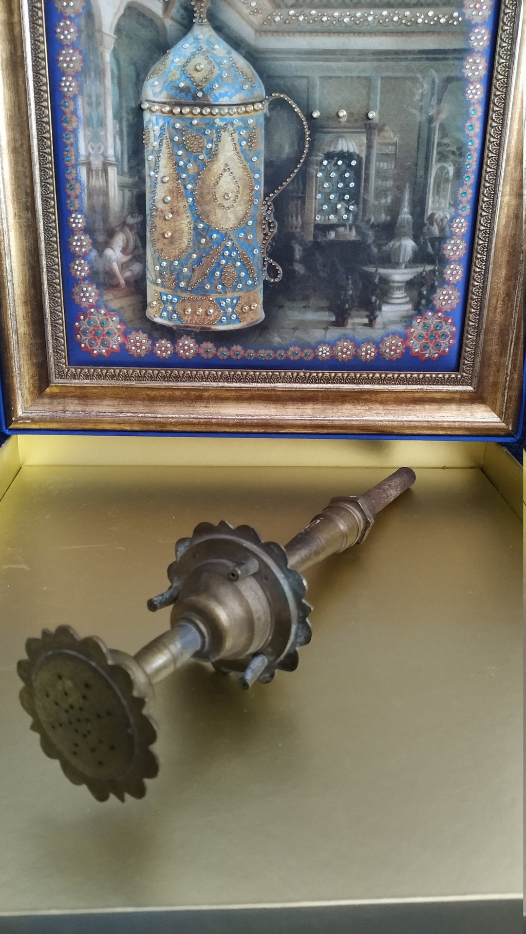 Antique Brass Water Fountain, Vintage Garden Decor, Bubbler Fountain ...