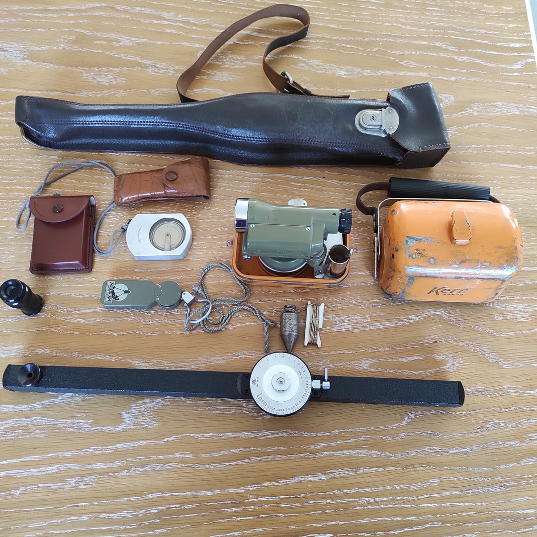 Engineer Set, GK1 Kern, Suunto Helsinki Precision Clinometer, Locke ...