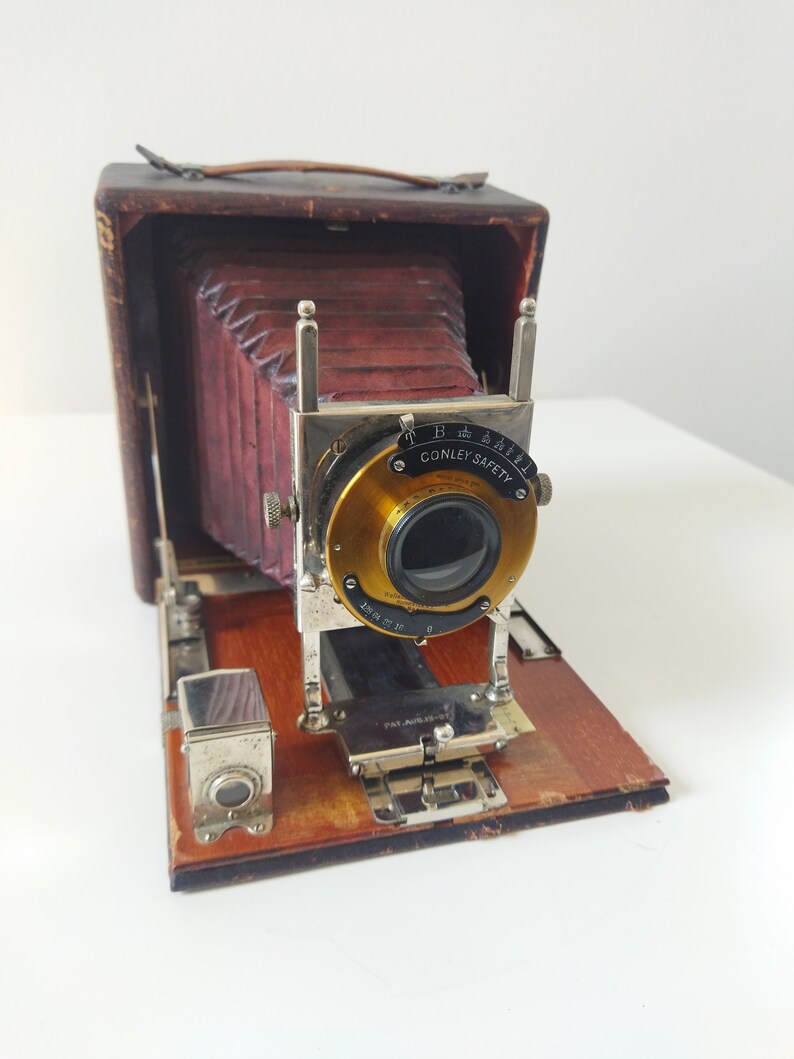 Antique 1907 Conley Safety Folding Bed Revolving Back Camera ...