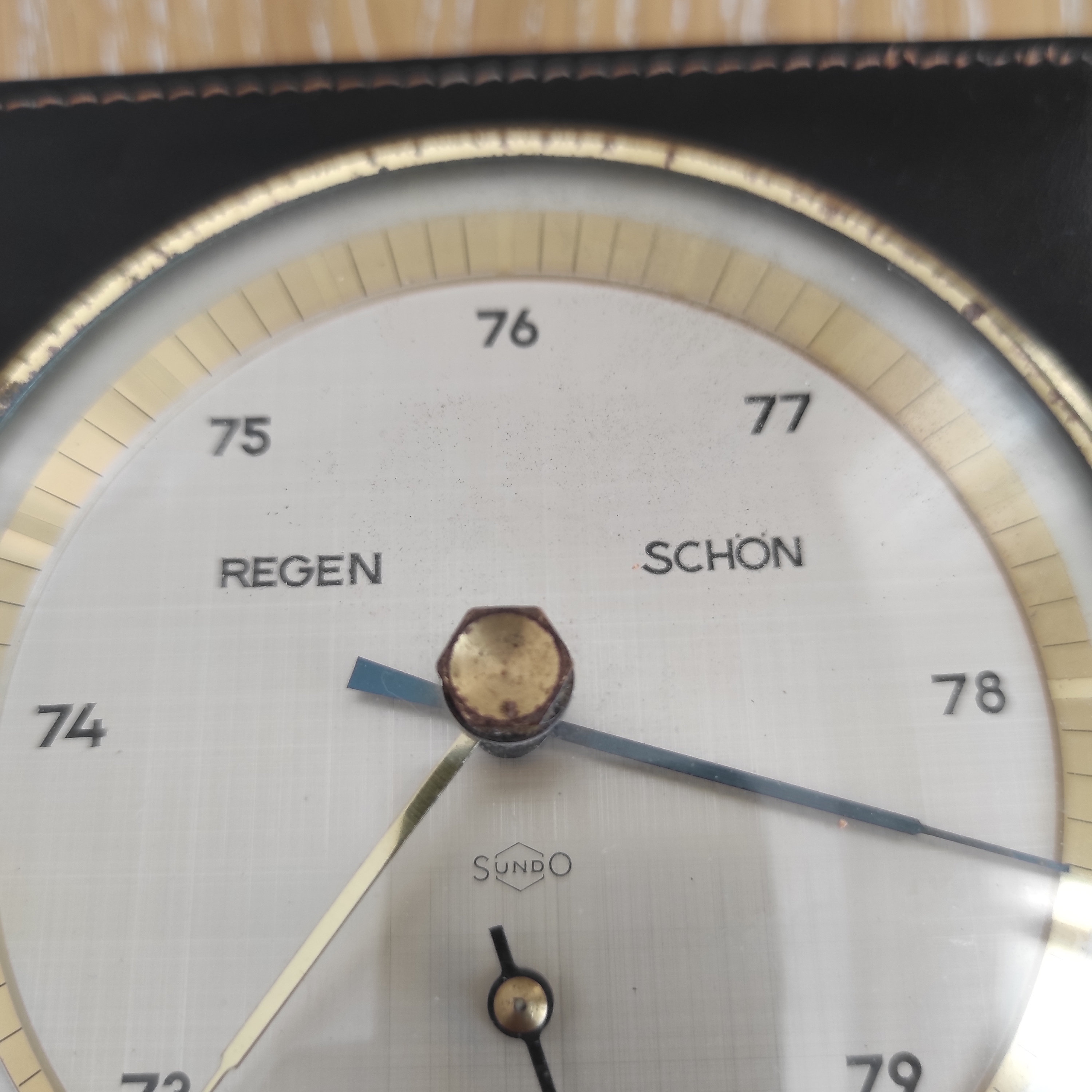Vintage Regen Schon Wood Barometer, Made in West Germany - Etsy