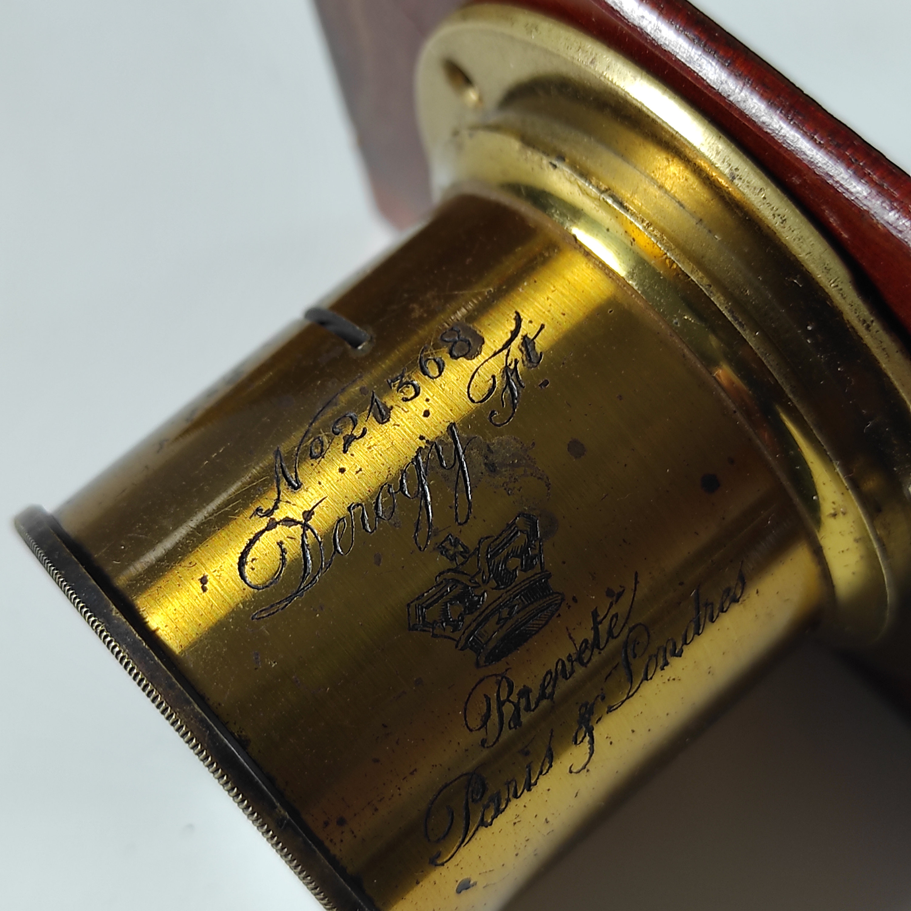 Wooden Large Format Camera, Bellow Camera, Tailboard, Brass Lens Derogy ...