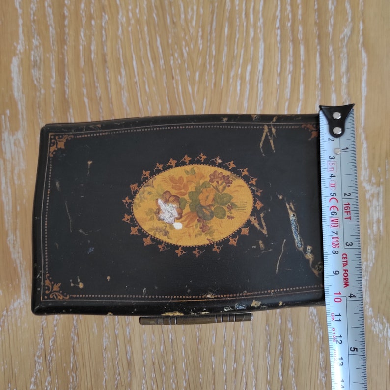 Vintage Music Box Wedding Jewelry Makeup Box With Original - Etsy