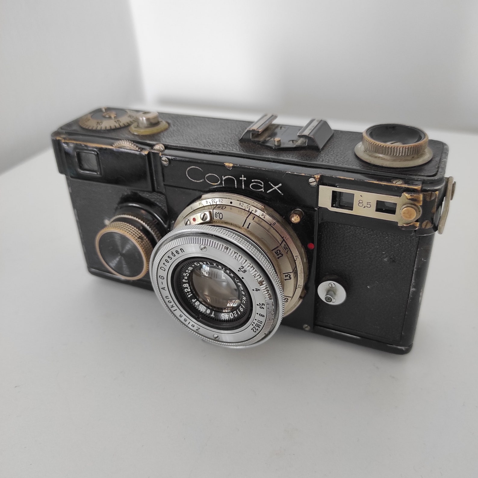 First Model Zeiss Ikon Contax I, With Tessar 2,8/5 Cm Dresden Lens ...