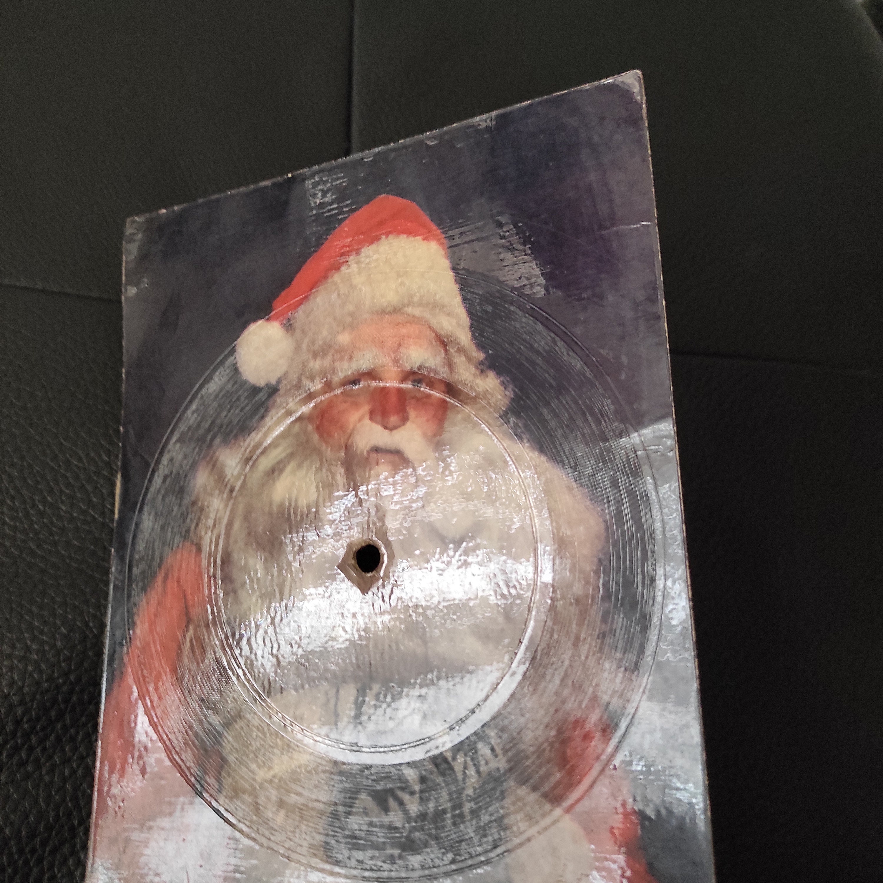 Vinyl Postcard, Postcard Record, 45 Records, New Year Card, Xmas Man - Etsy