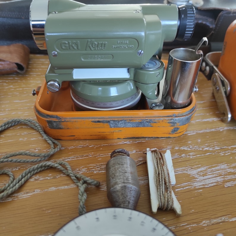 Engineer Set, GK1 Kern, Suunto Helsinki Precision Clinometer, Locke ...