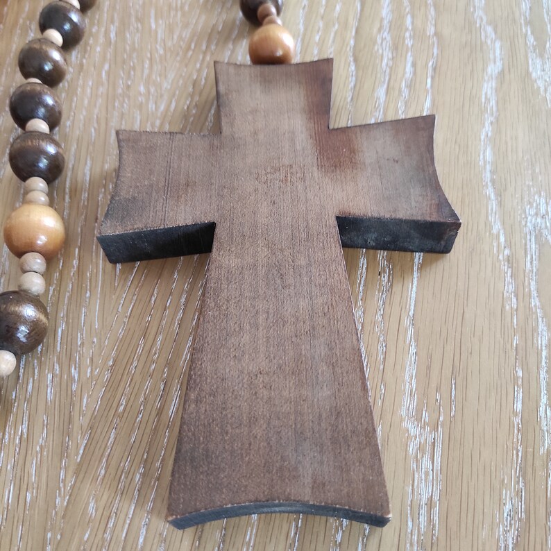 The Holy Rosary, Cassock Buttons, Vintage Rosary Necklace, Easter Gift ...