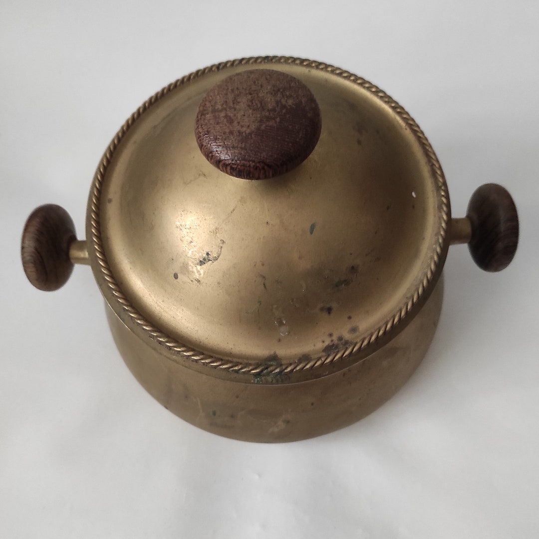 Vintage Brass Pot, Cookware, Kitchen Decor - Etsy