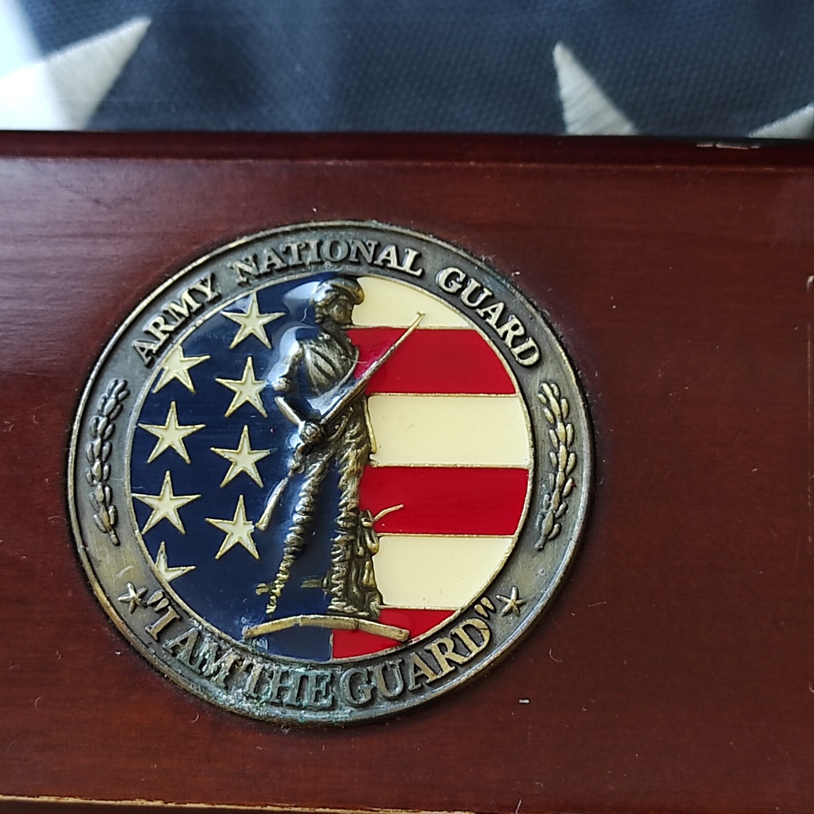 Vintage Memorial Flag and Display Case, American Flag - Etsy