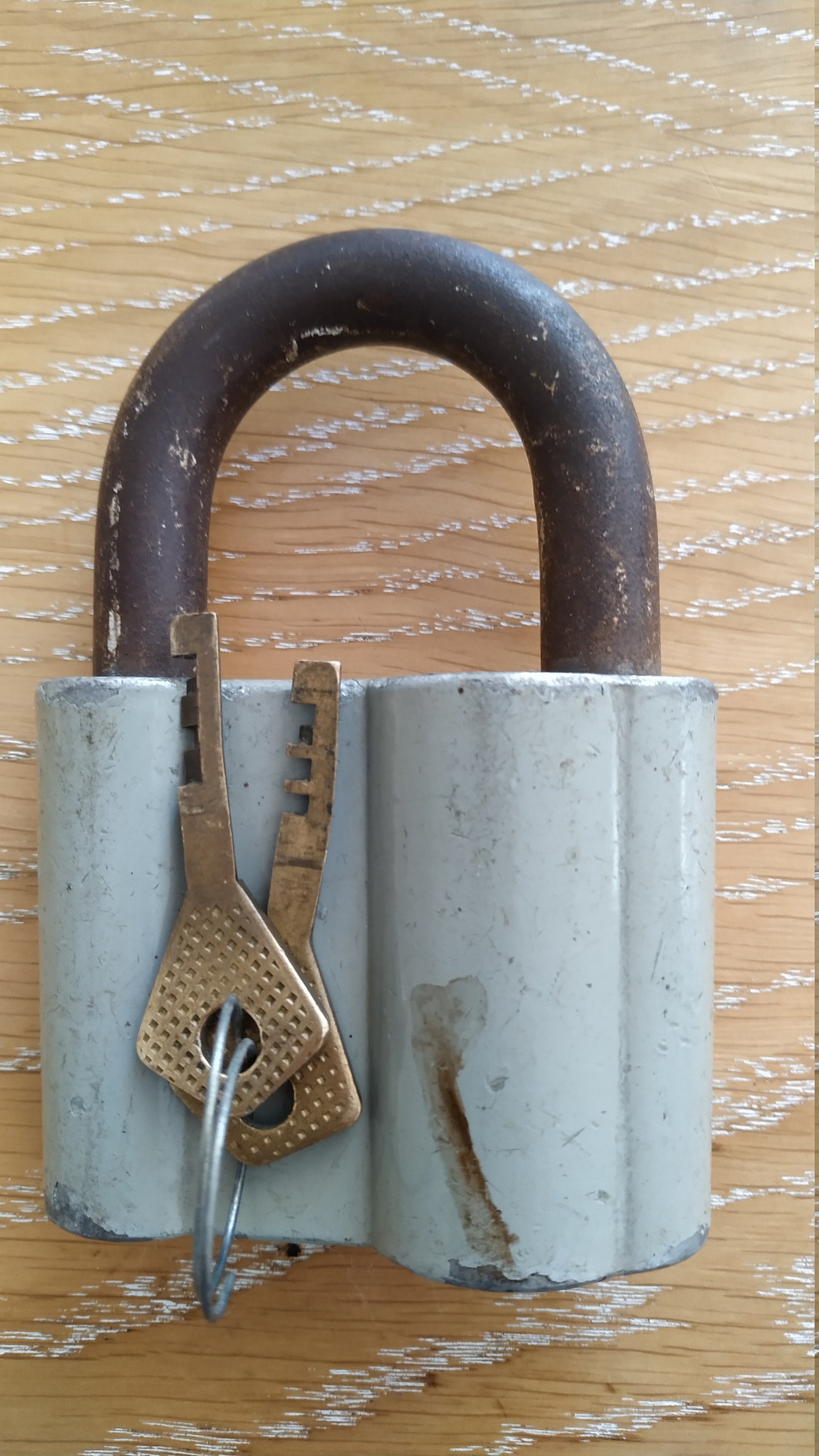 Antique Padlock a Big Vintage Padlock With Two Keys LARGE - Etsy