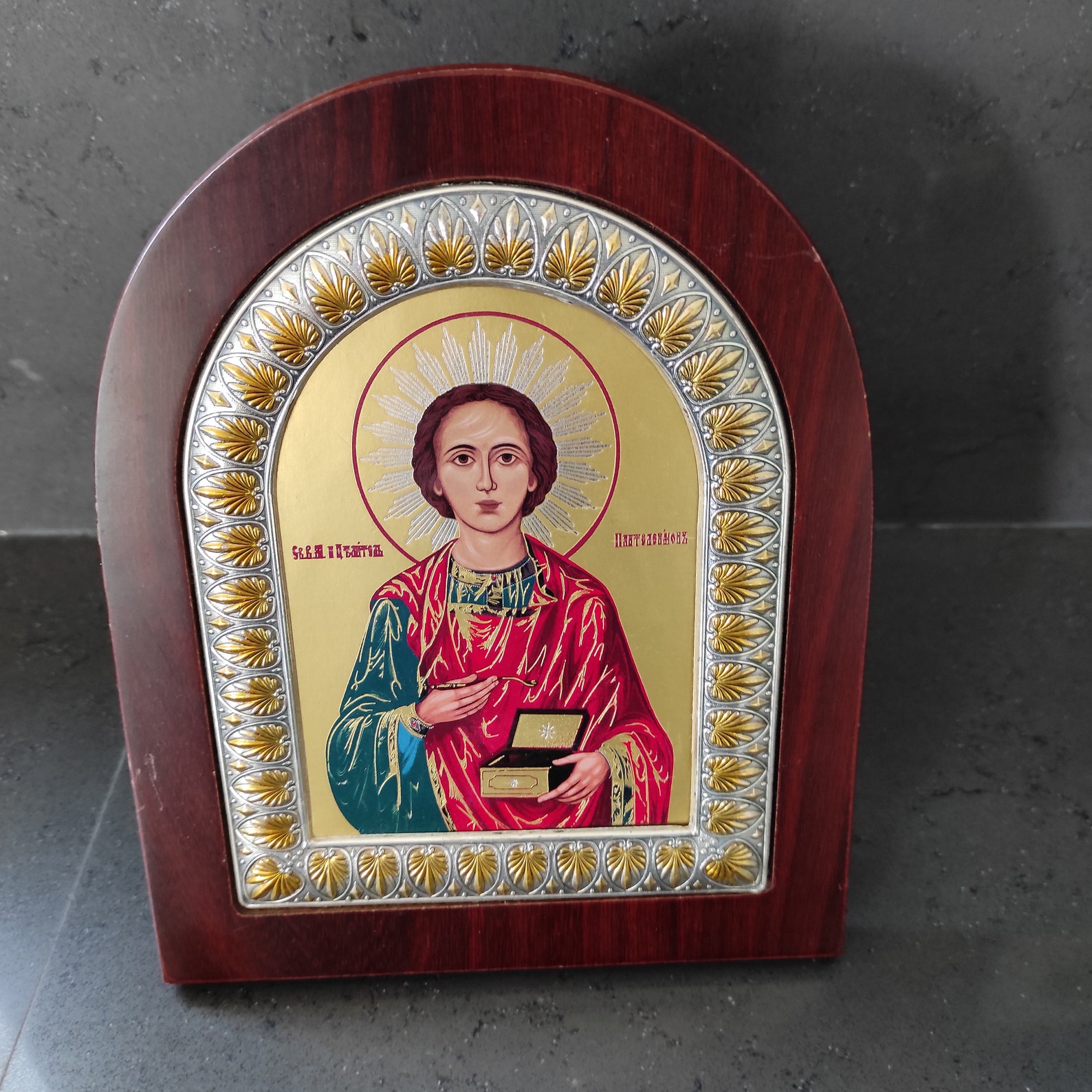 Silver Frame Vintage Virgin Mary Religious Icon, Christian Decor - Etsy