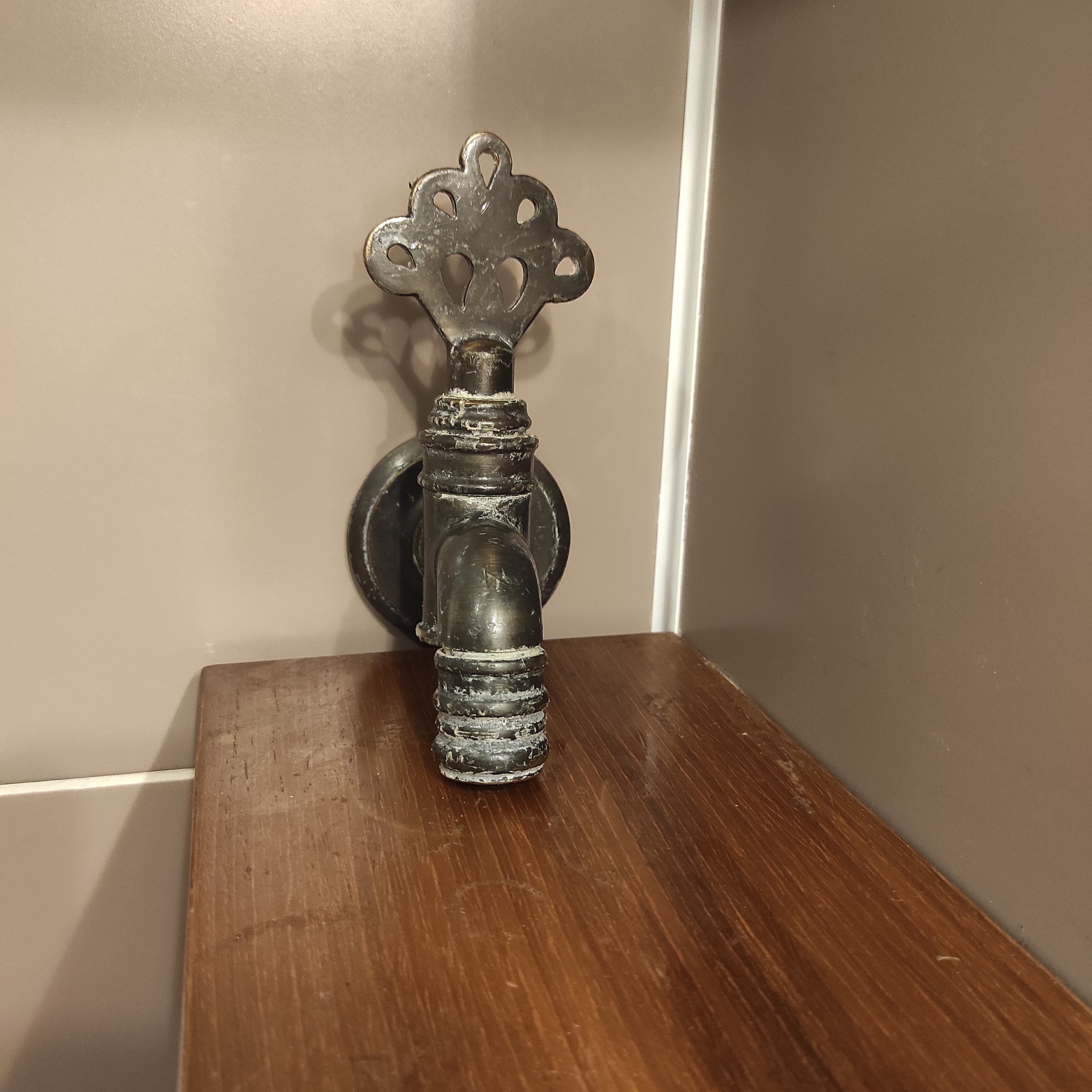 Vintage Water Tap, Water Valve, Faucet, Antique Brass Water Faucet ...