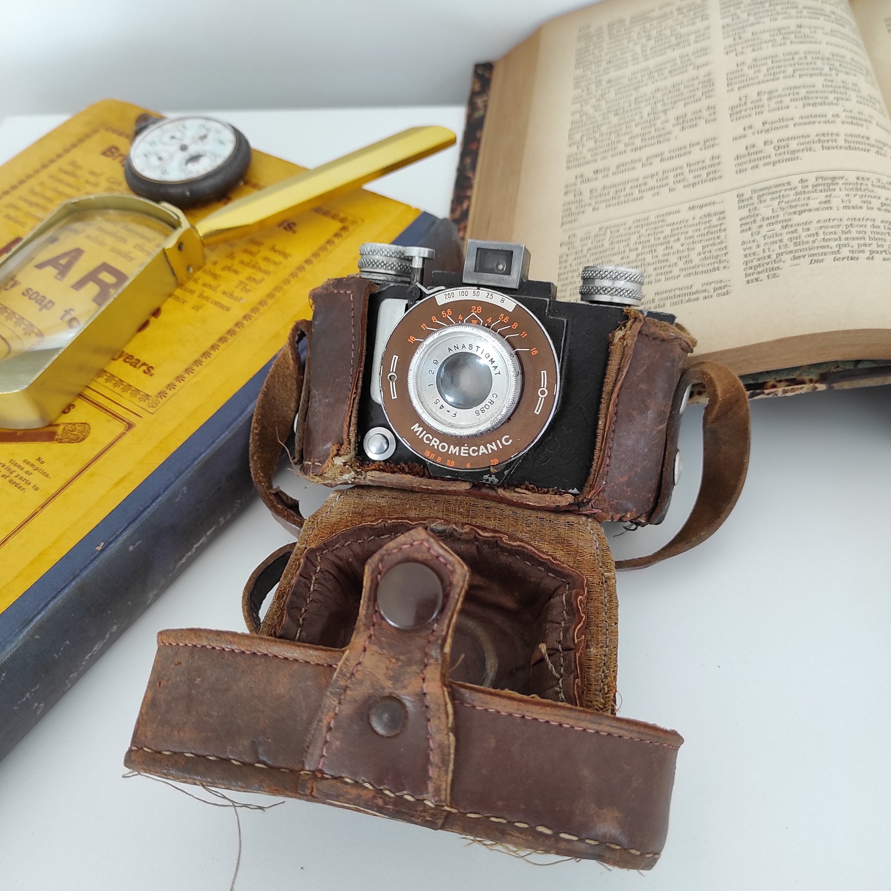 Cornu Reyna Cross III Micromecanic Lens F= 45 Mm 1: 2.9 Cross, With ...