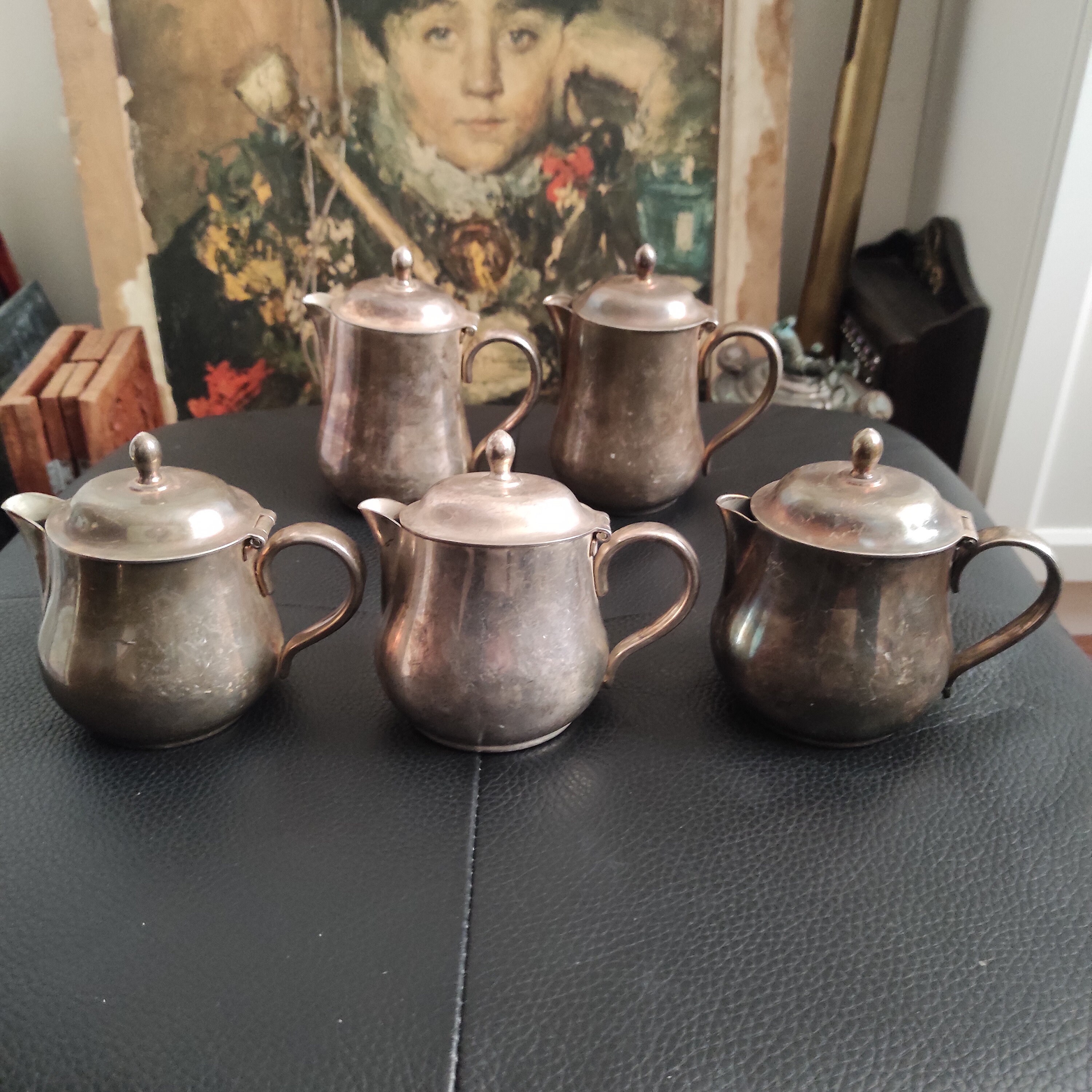 Tea Service, Vintage Coffee Service, Teapot, Coffee Maker, Milk Pot ...