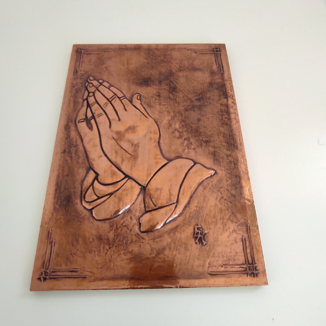 Spirituality Art, Praying Hands, Religious Decor, Religious Wall ...